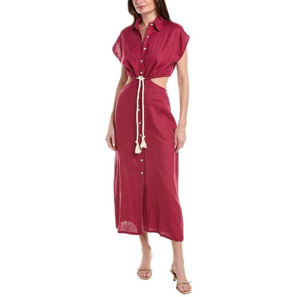 Hevron | Dresses | Hevron Celine Linen Maxi Dress | Poshmark